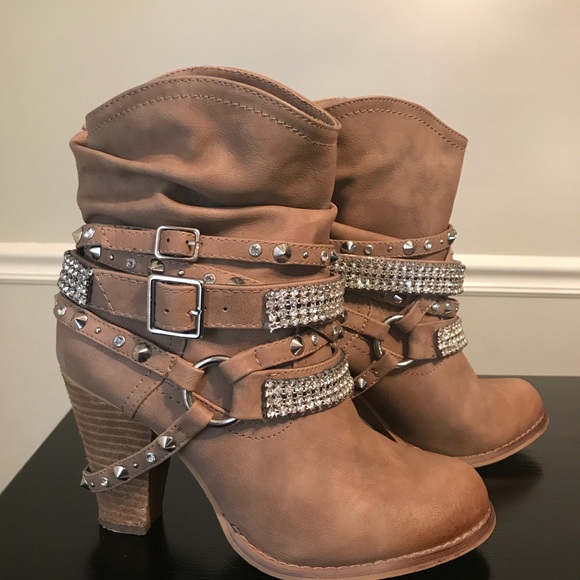 Not Rated | Shoes | Not Rated Bling Booties | Poshmark